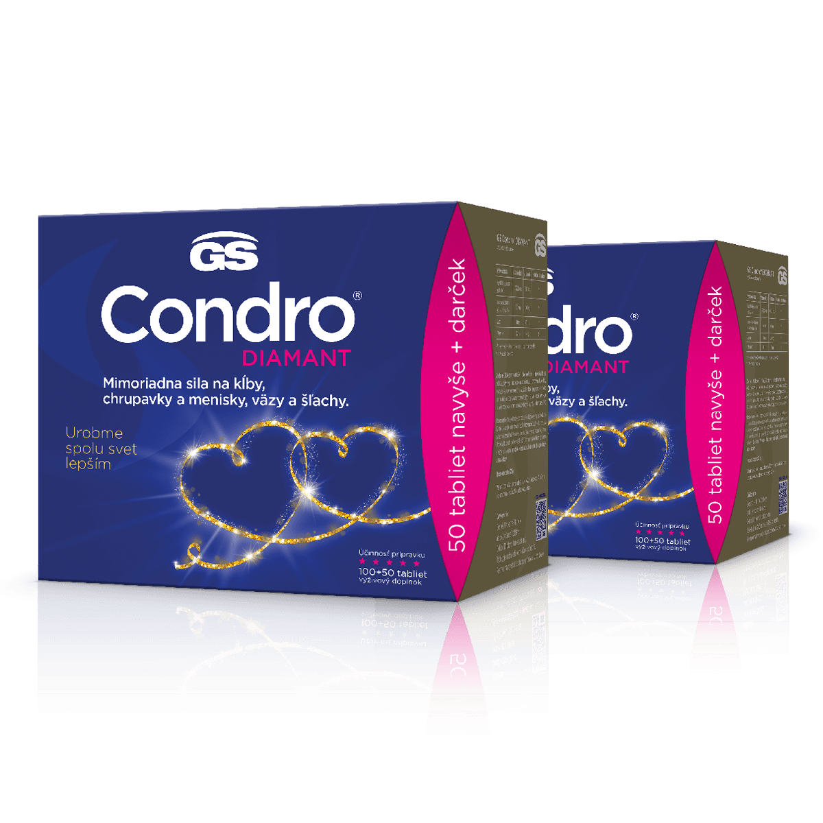 GS Condro® Diamant, 2× 150 tabliet, darčekové balenie 2022 | GSKlub.sk
