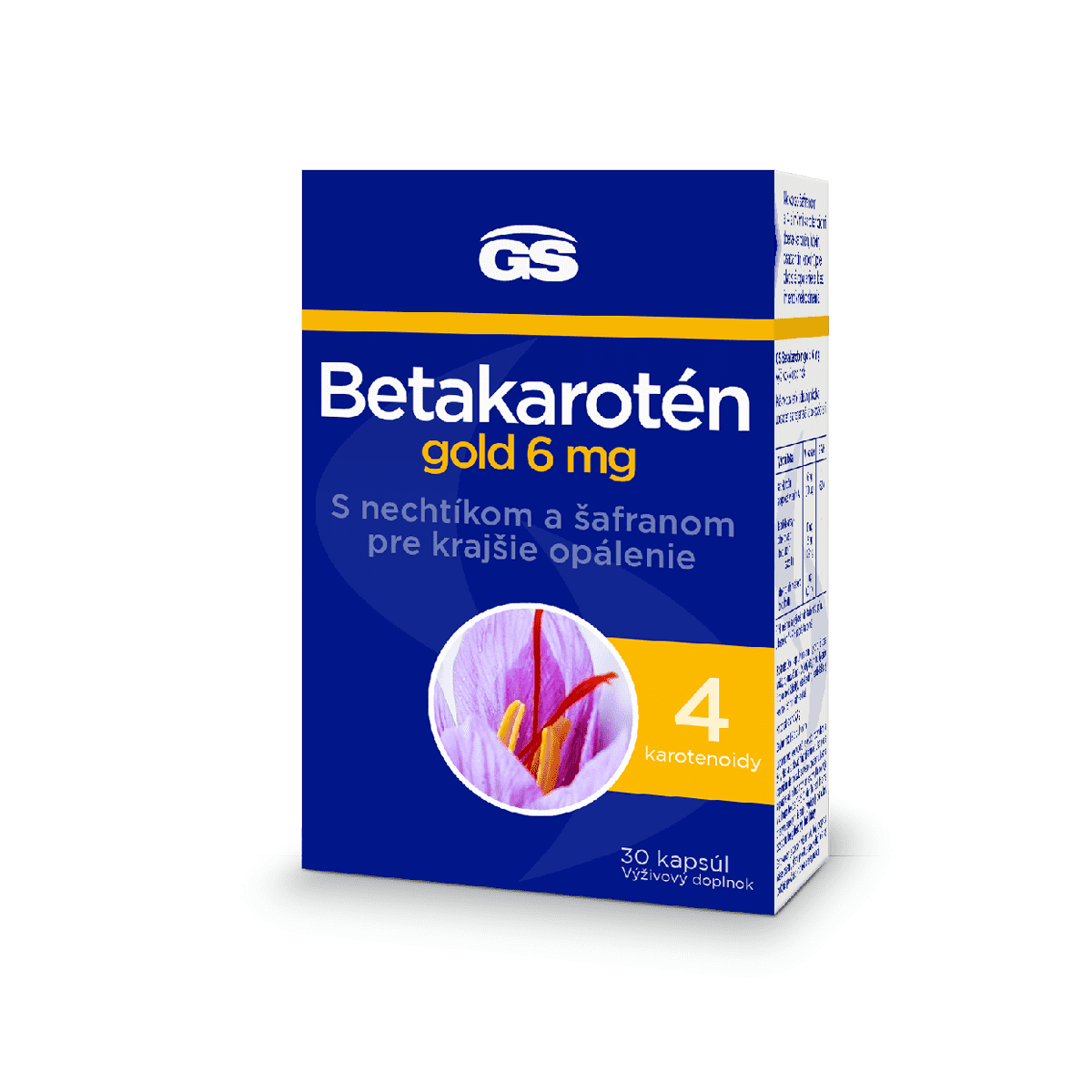 GS Betakarotén Gold 6 mg, 30 kapsúl | GSKlub.sk
