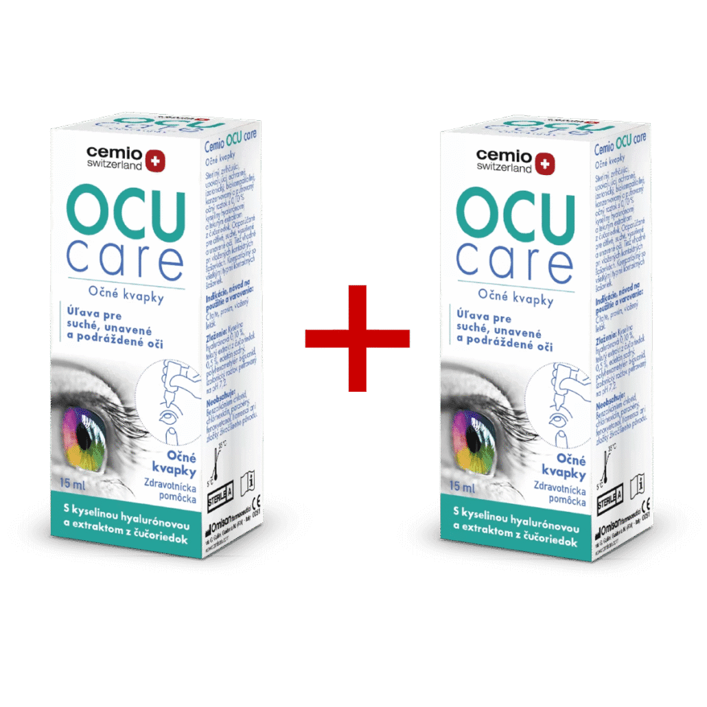 Cemio OCU care, očné kvapky, 2× 15 ml | GSKlub.sk