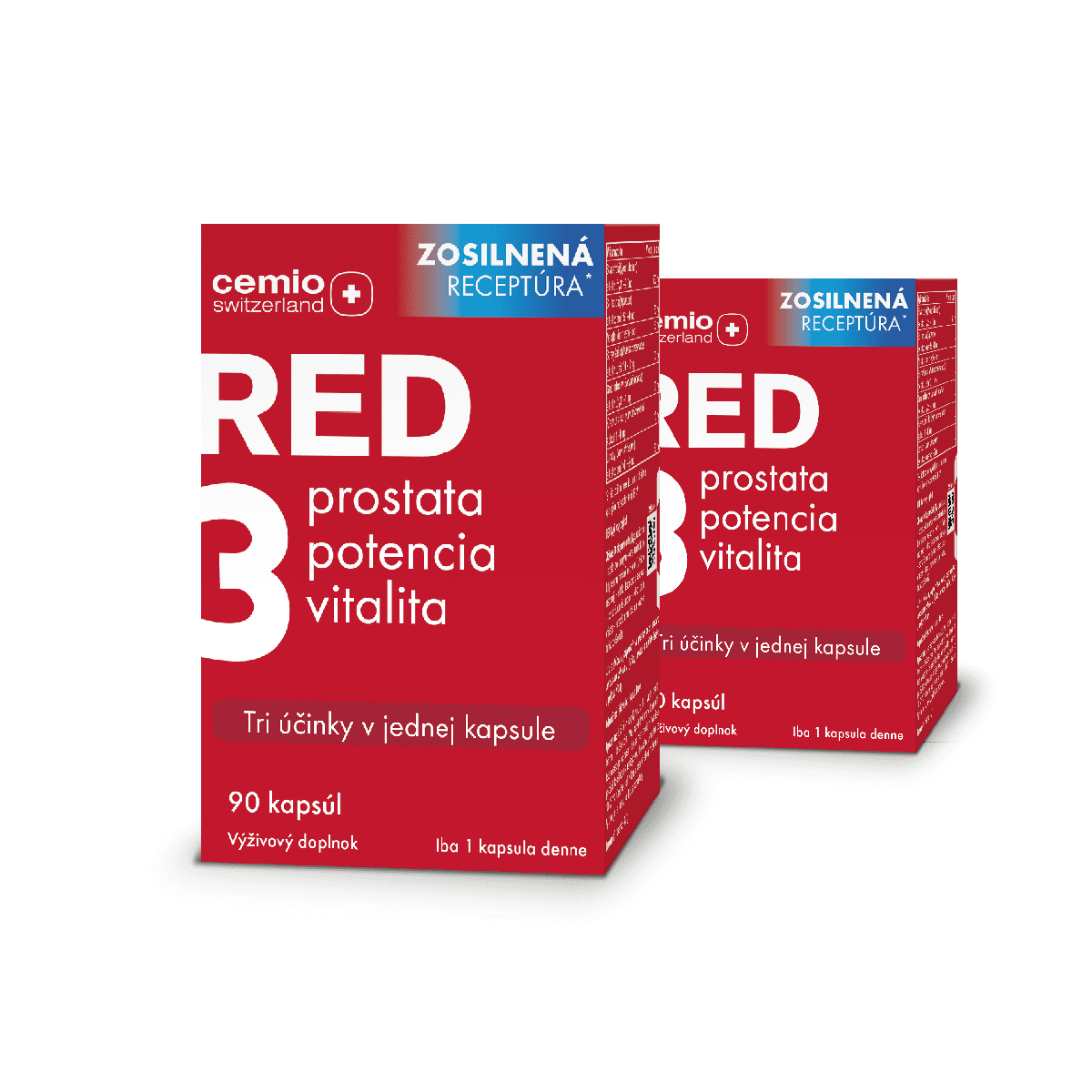 Cemio RED3®, 2× 90 kapsúl, zosilnená receptúra | GSKlub.sk