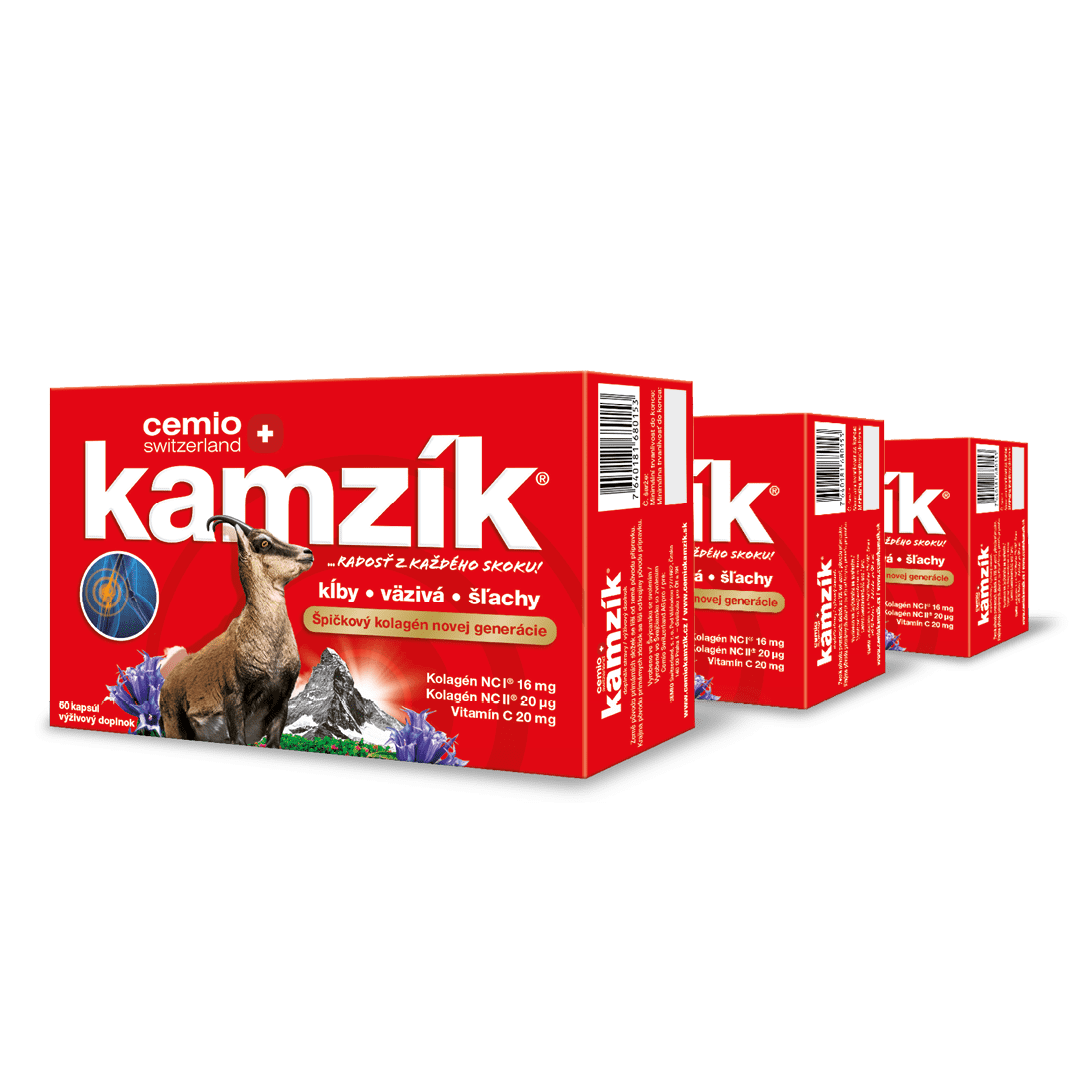 Cemio Kamzík®, 3 x 60 kapsúl s kolagénom | GSKlub.sk