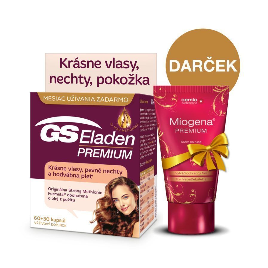 GS Eladen PREMIUM, 60+30 cps. (90ks) + krém na ruky | GSKlub.sk