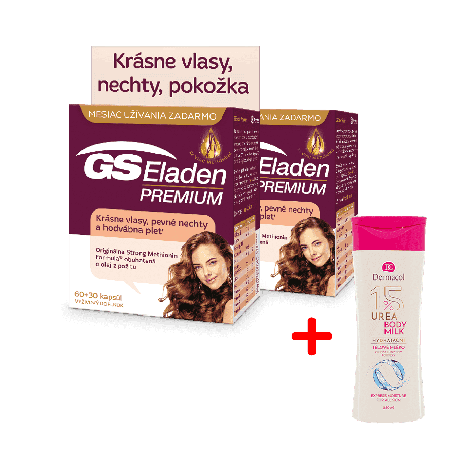 GS Eladen PREMIUM, 2 x 90 kapsúl (180ks) + telové mlieko | GSKlub.sk