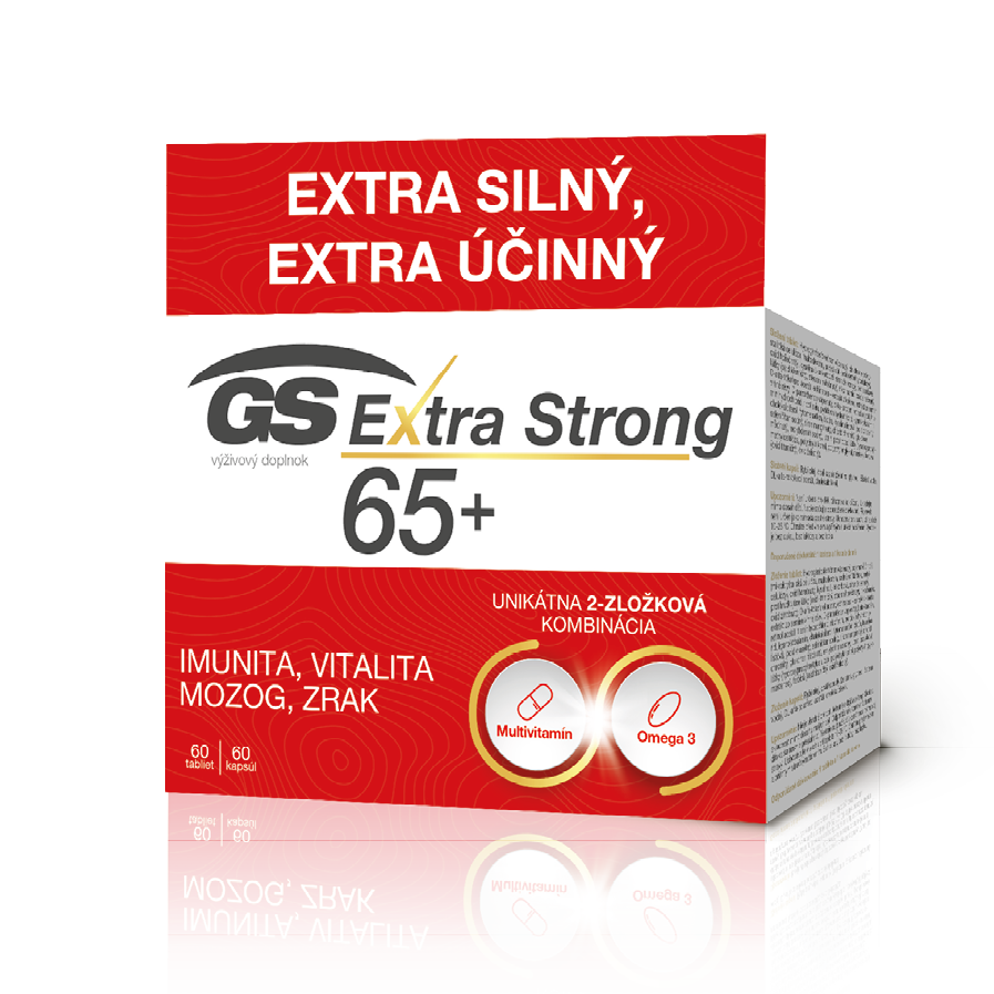 GS Extra Strong 65+, 60 tabliet a 60 kapsúl | GSKlub.sk