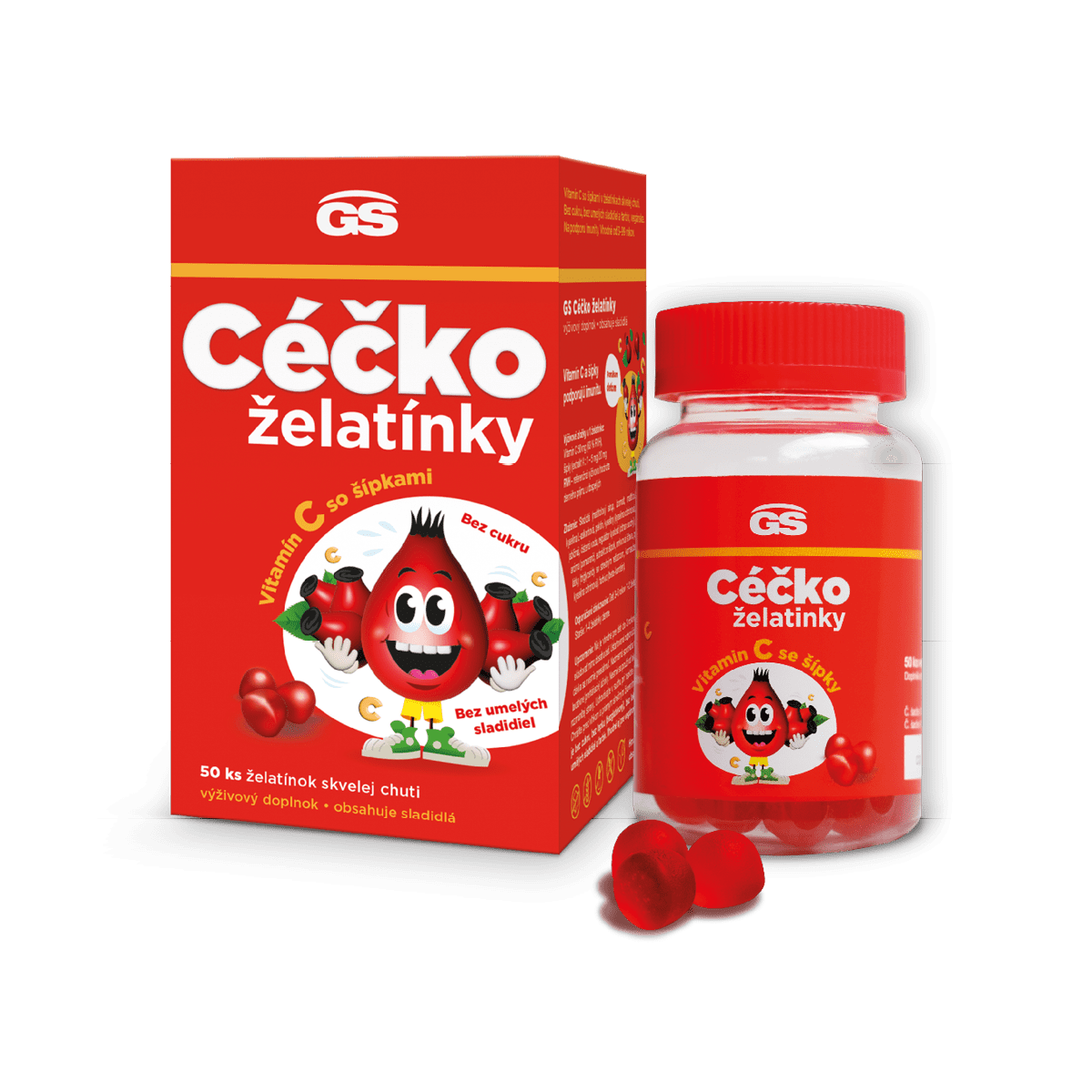 GS Céčko želatínky, 50 ks | GSKlub.sk