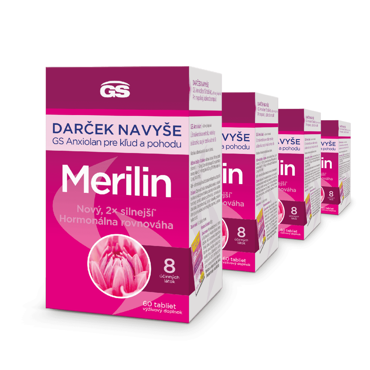 GS Merilin Originál, 4× 60 tabliet + darček v každom balení | GSKlub.sk