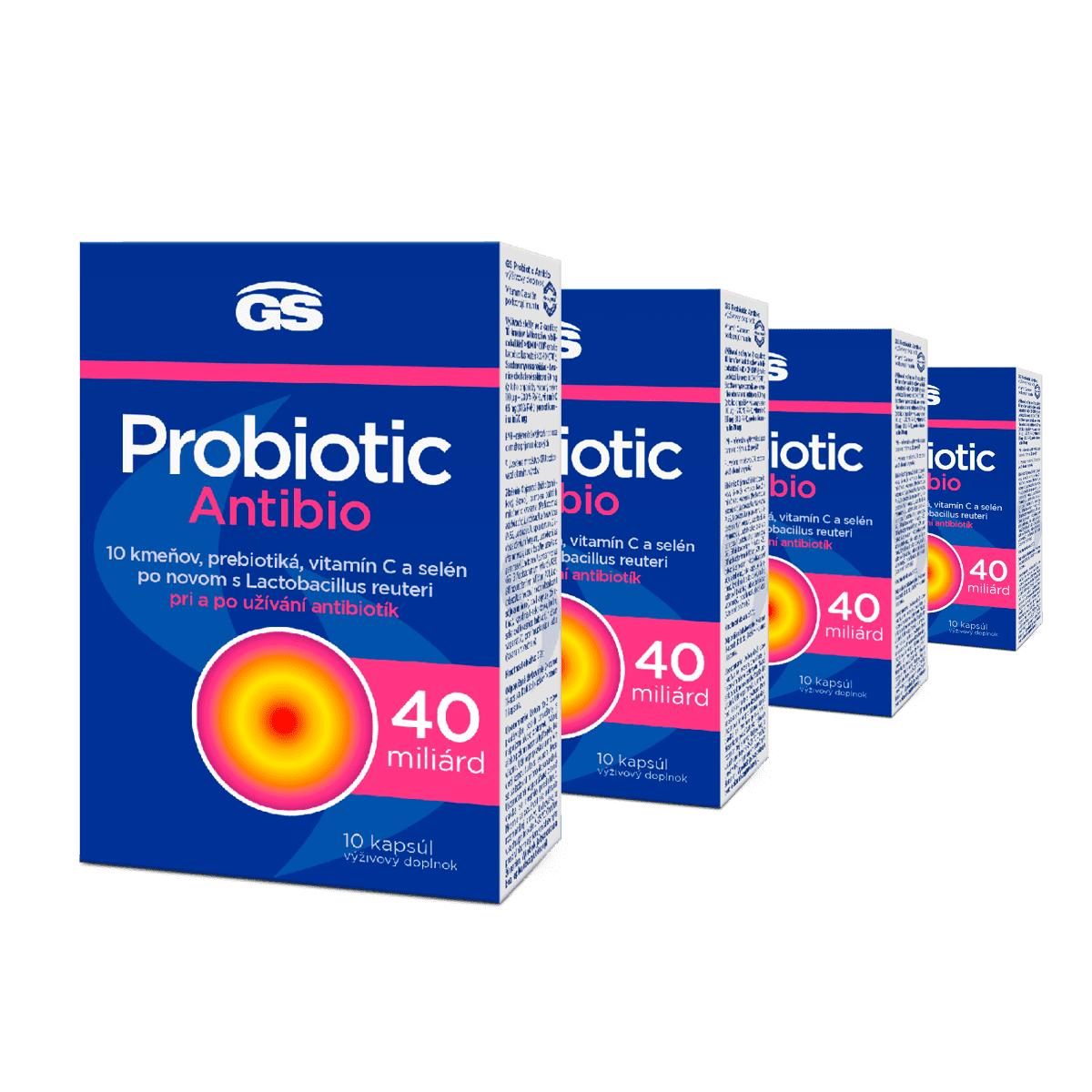 GS Probiotic Antibio, 4× 10 kapsúl | GSKlub.sk