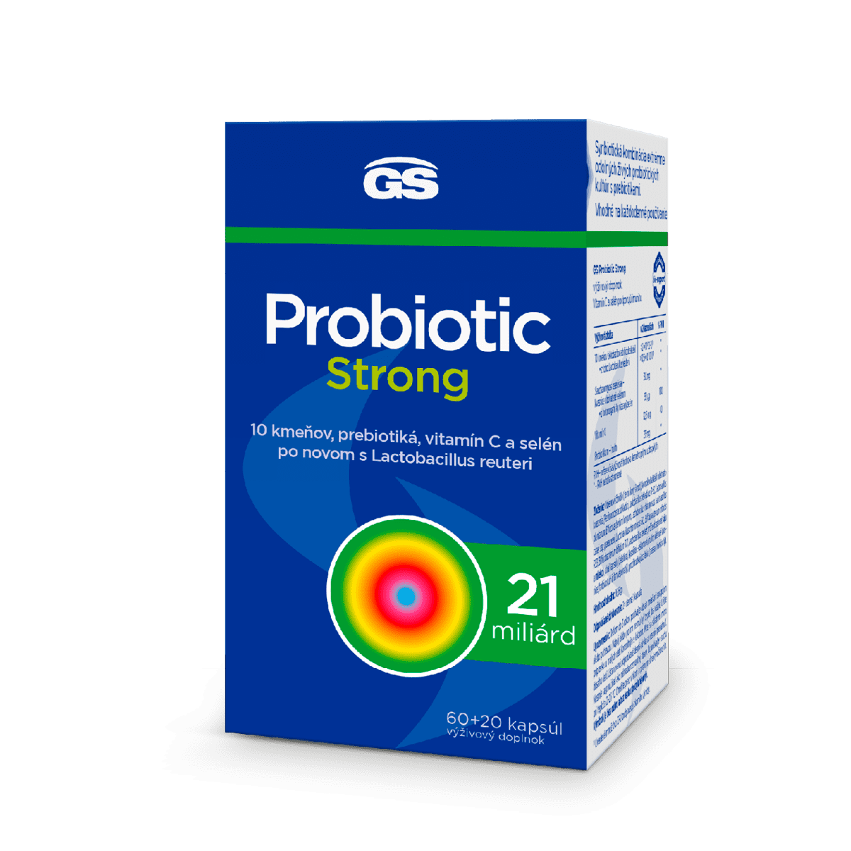GS Probiotic Strong, 60 + 20 kapsúl | GSKlub.sk