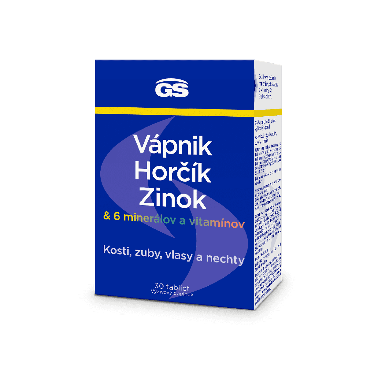 GS Vápnik, Horčík, Zinok, 30 tabliet | GSKlub.sk