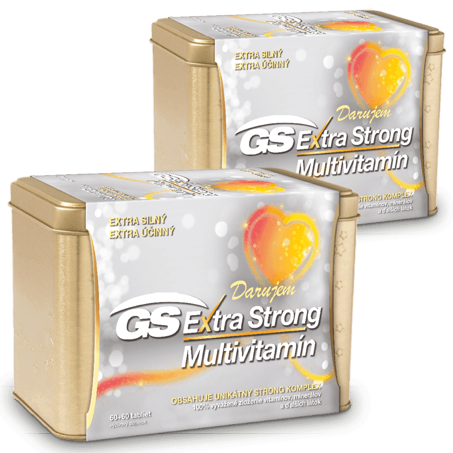 GS Extra Strong Multivitamín, 2 x 120 tabliet (240 ks) - darček 2019 | GSKlub.sk